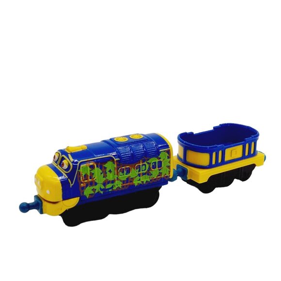 Toys | Tomy Chugginton Die Cast Brewster Train Blue Green Leaves Engine ...